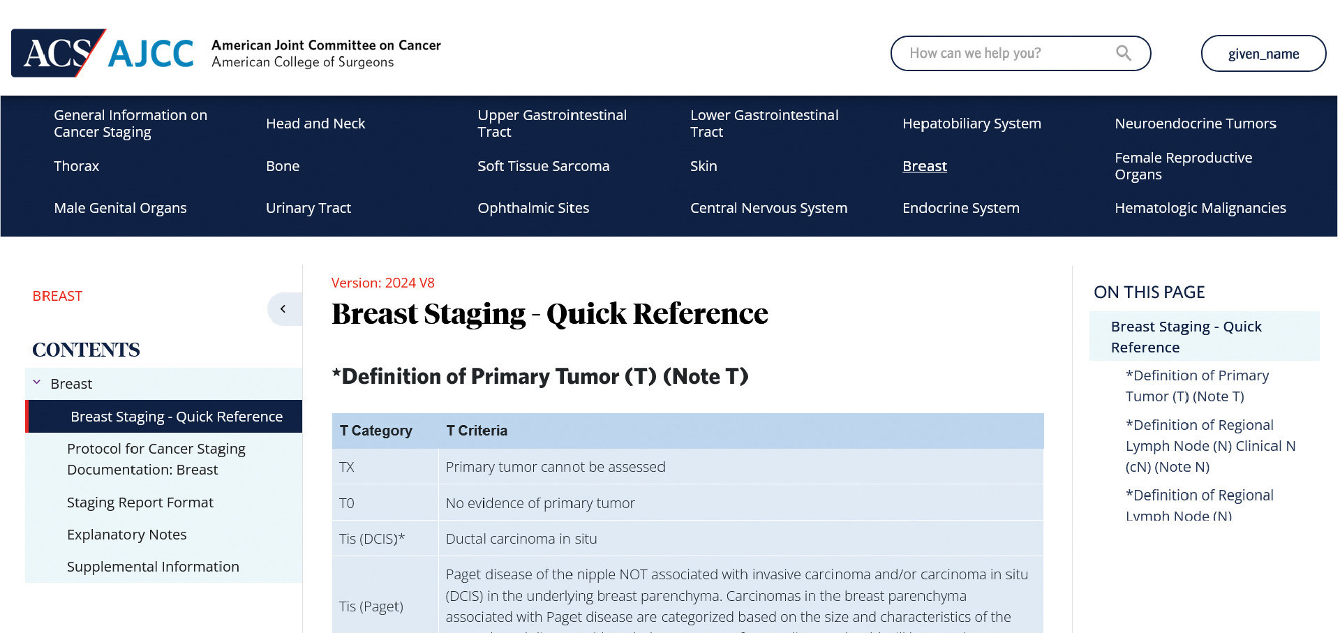 Cancer Staging Is More Accessible with AJCC Staging Online | ACS
