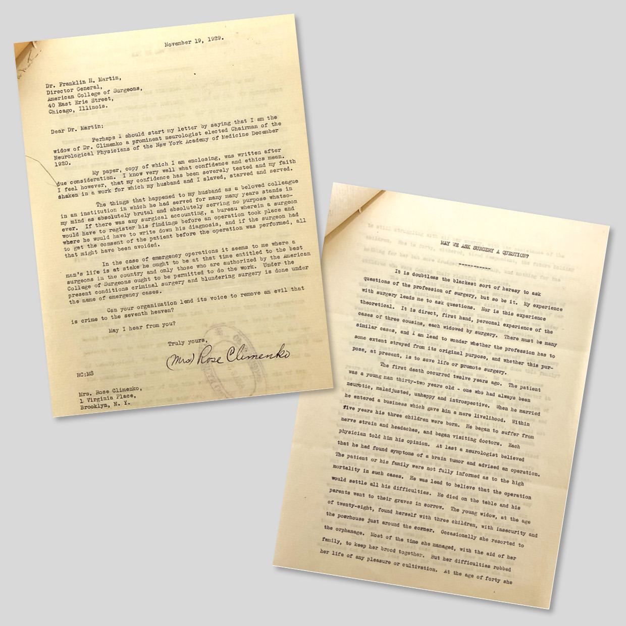 “Four Evils” Plagued Surgical Practice in the Early 20th Century | ACS