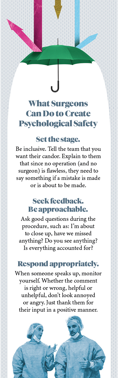 Psychological Safety in the OR Improves Outcomes and Performance | ACS