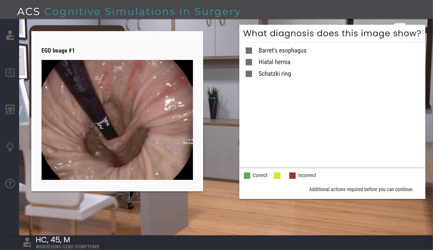 ACS Cognitive Simulations: Cases Essential to Surgical Practice | ACS