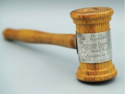 The Manitoba Chapter’s Gavel and its Enduring Meaning | ACS