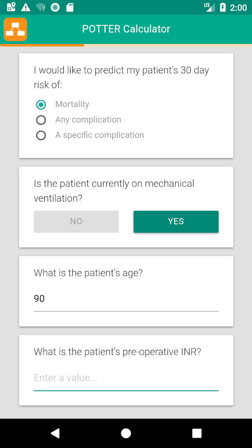 Mobile Device Application Helps Predict Postoperative Complications | ACS